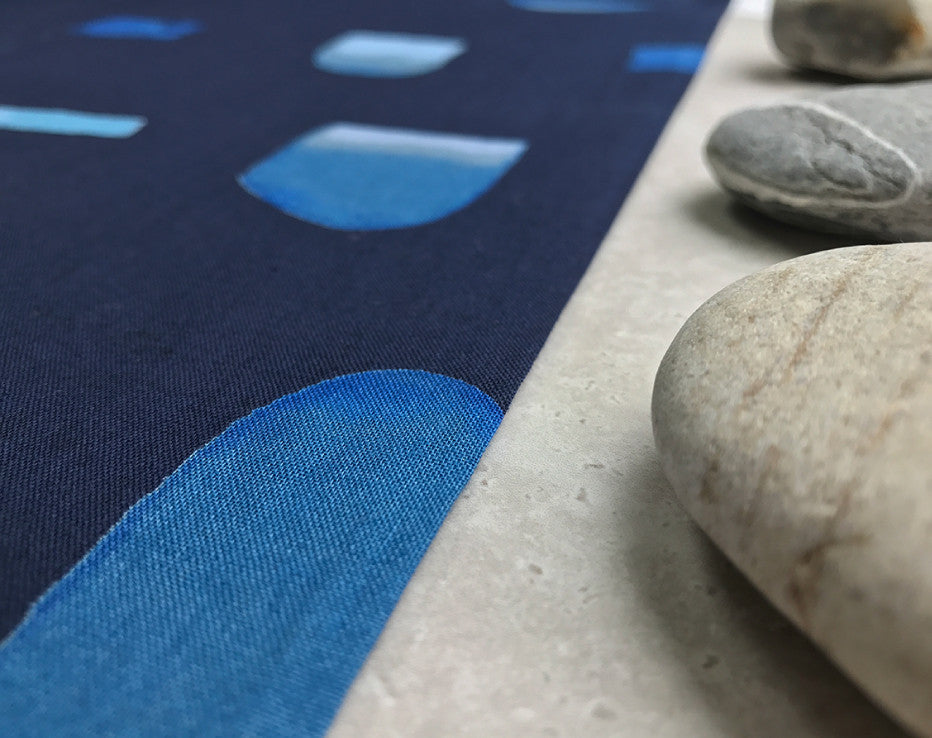 3 Min. Blue Cotton by Kokka – FABERWOOD